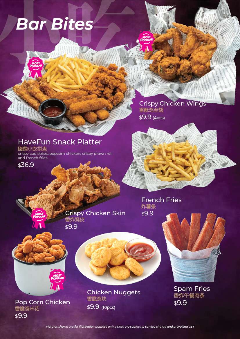 Bugis Cube Rates & Menu - HaveFun Karaoke