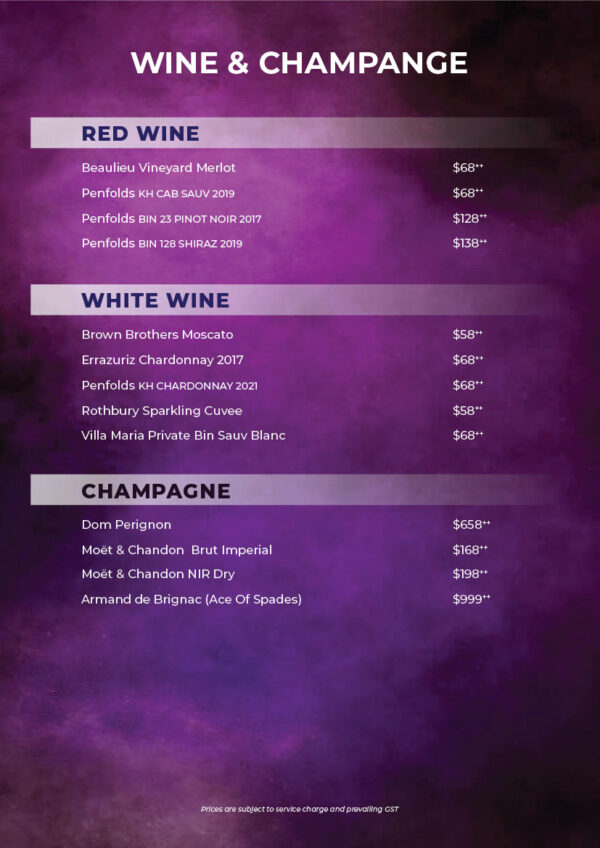 Bugis+ Rates & Menu – HaveFun Karaoke