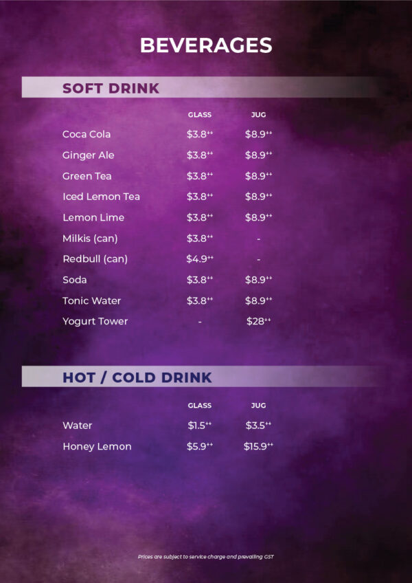 Bugis+ Rates & Menu – HaveFun Karaoke