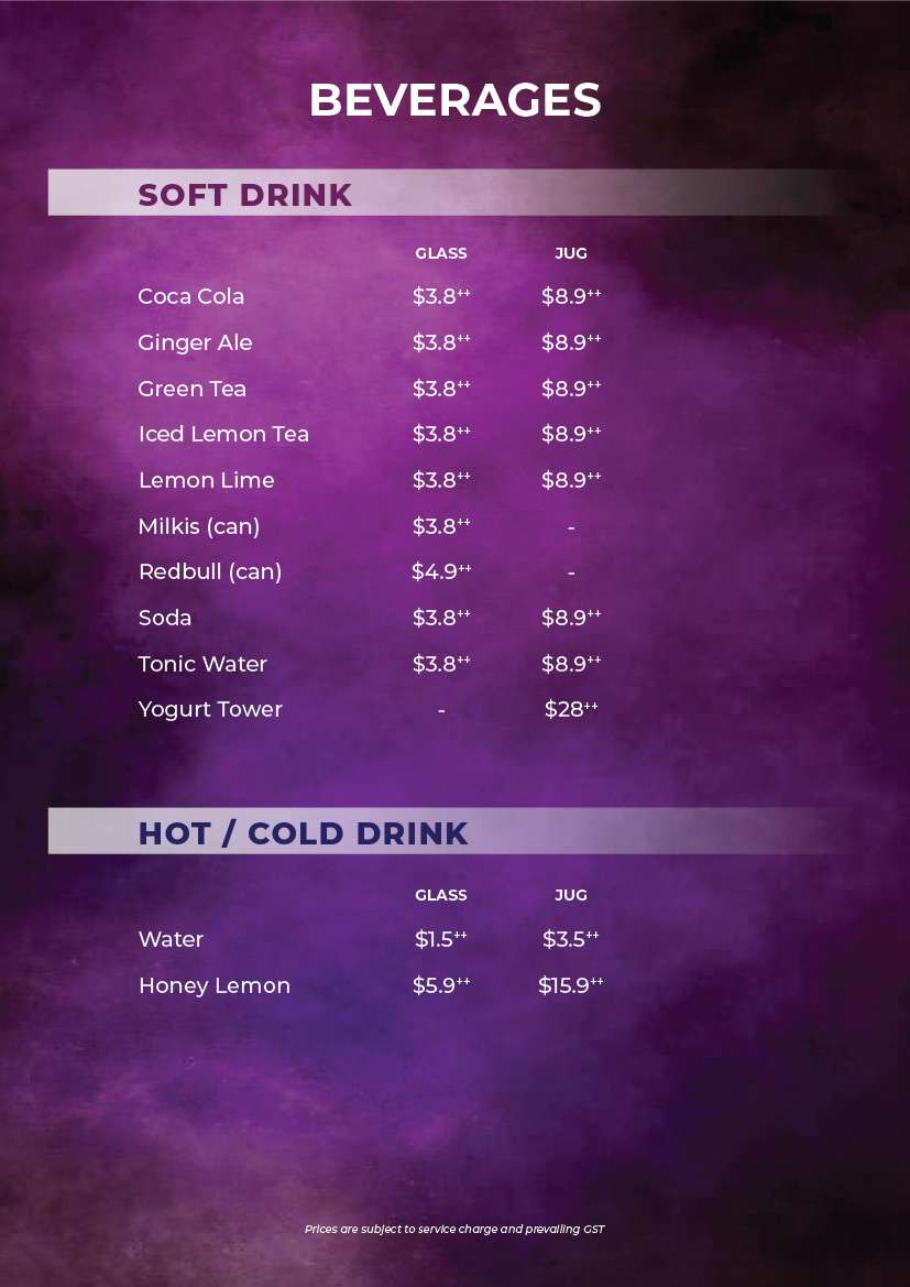 Bugis+ Rates & Menu – HaveFun Karaoke