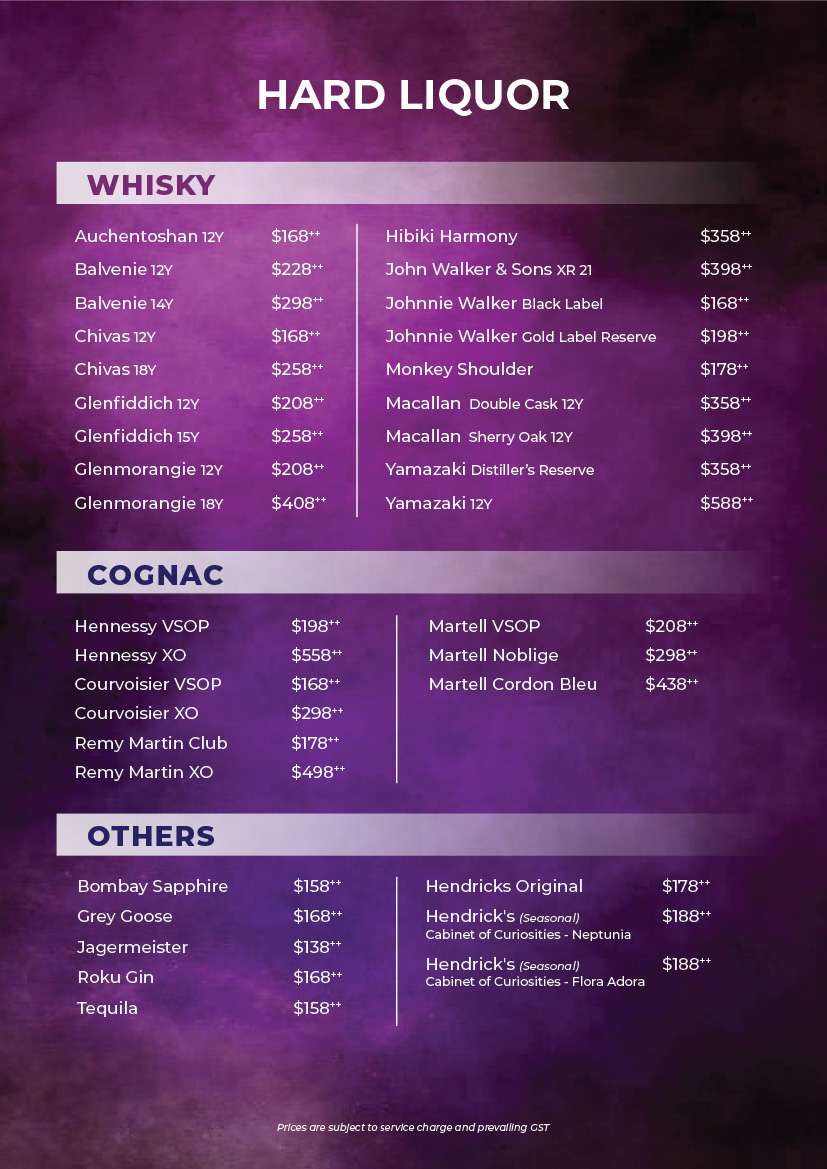 Bugis Cube Rates & Menu - HaveFun Karaoke