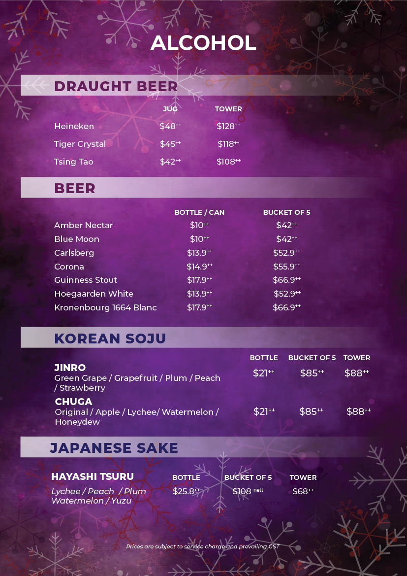 Bugis+ Rates & Menu - HaveFun Karaoke