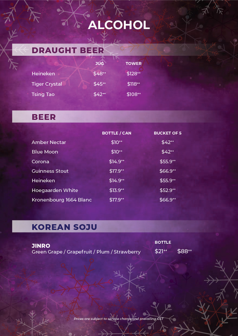 Suntec City Rates & Menu - HaveFun Karaoke