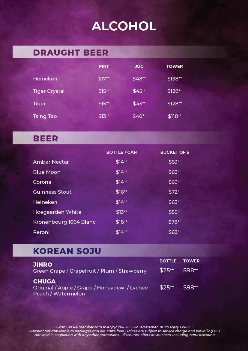 Toa Payoh Rates & Menu - HaveFun Karaoke