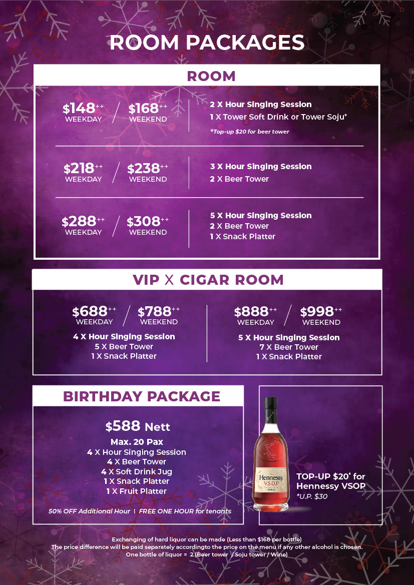 Thomson Plaza Rates & Menu - HaveFun Karaoke